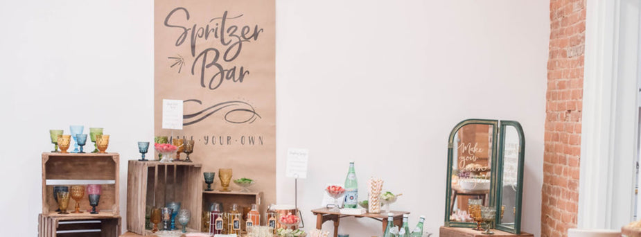 DIY Spritzer Bar For A Party – White Gables Home