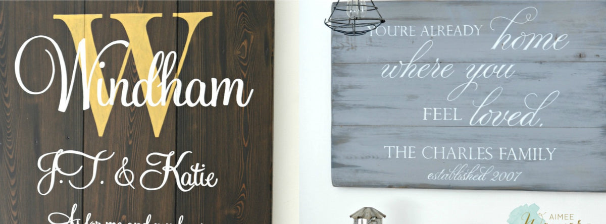 Wedding Signs – White Gables Home