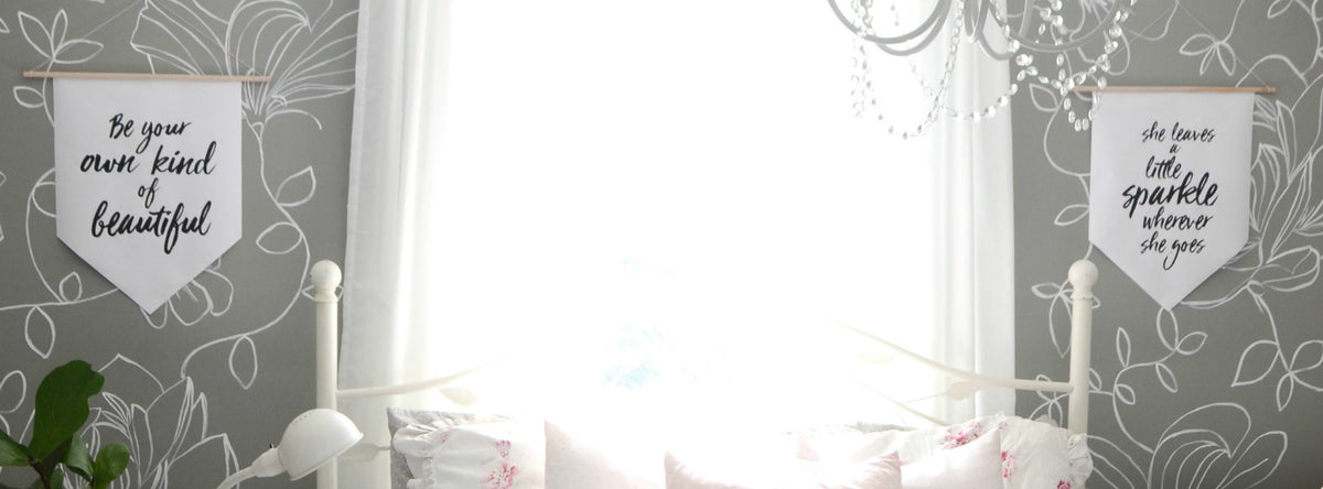 DIY Hanging Paper Sign – White Gables Home
