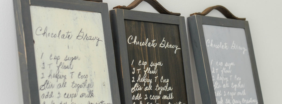 Handwriting Memory Signs – White Gables Home