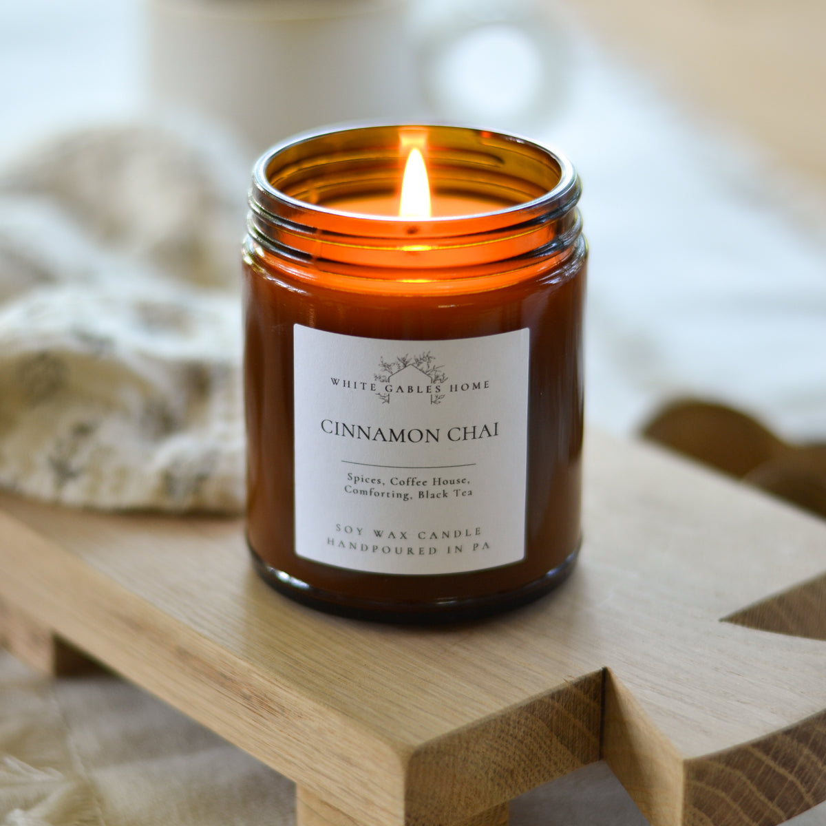 Cinnamon Chai Candle – White Gables Home