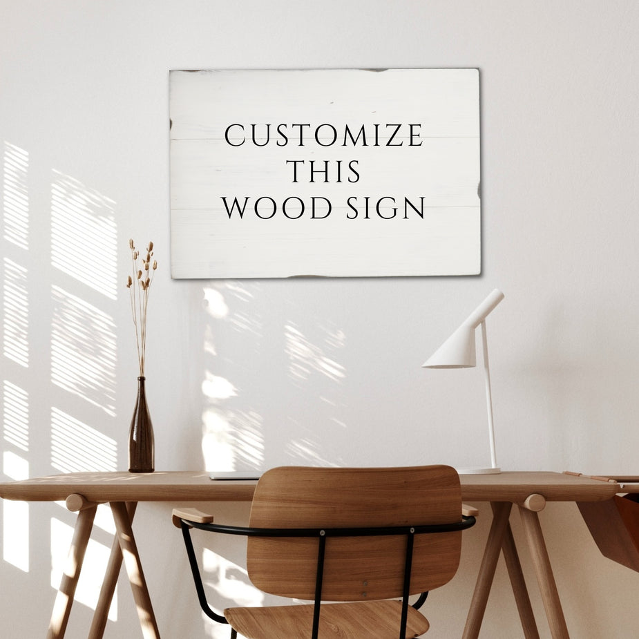 Handpainted Wood Signs – White Gables Home