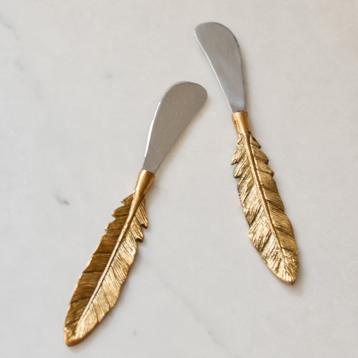 Brass Leaf Spreader – White Gables Home