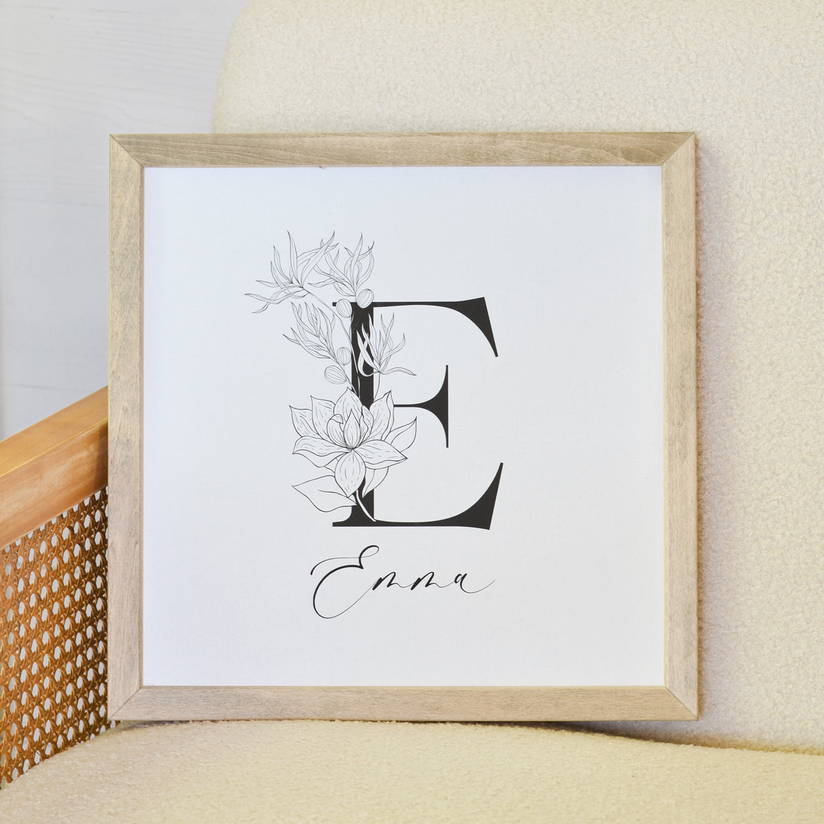 Personalized Initial Girls Sign – White Gables Home